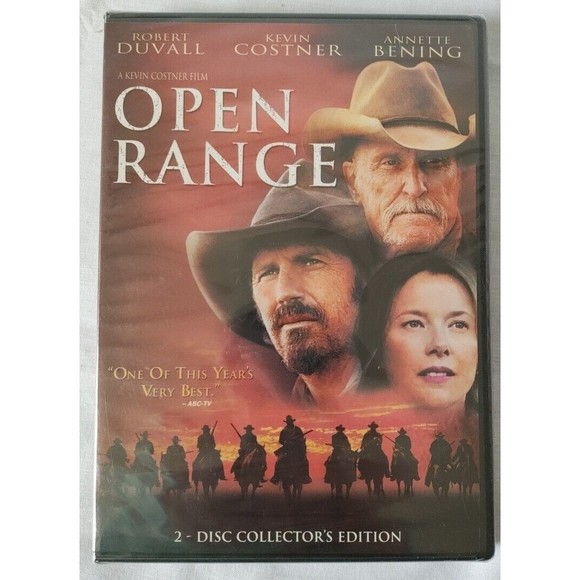 Media | Kevin Costners Open Range Dvd 203 With Robert Duvall New Sealed ...